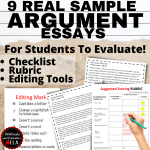 Teaching Argumentative Essay Writing and Thesis Statement With The Most ...