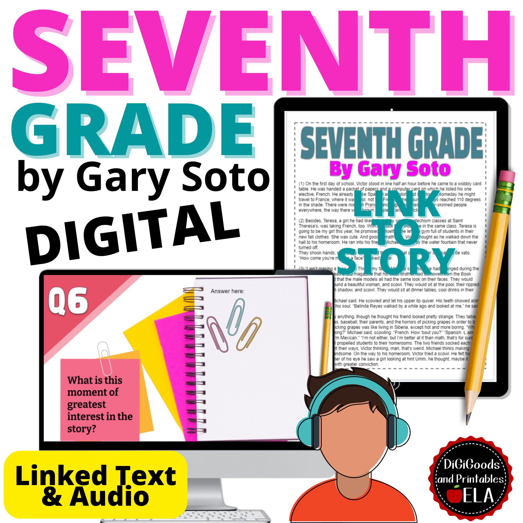 Teaching Comprehension and Literary Elements With Short Stories For ...
