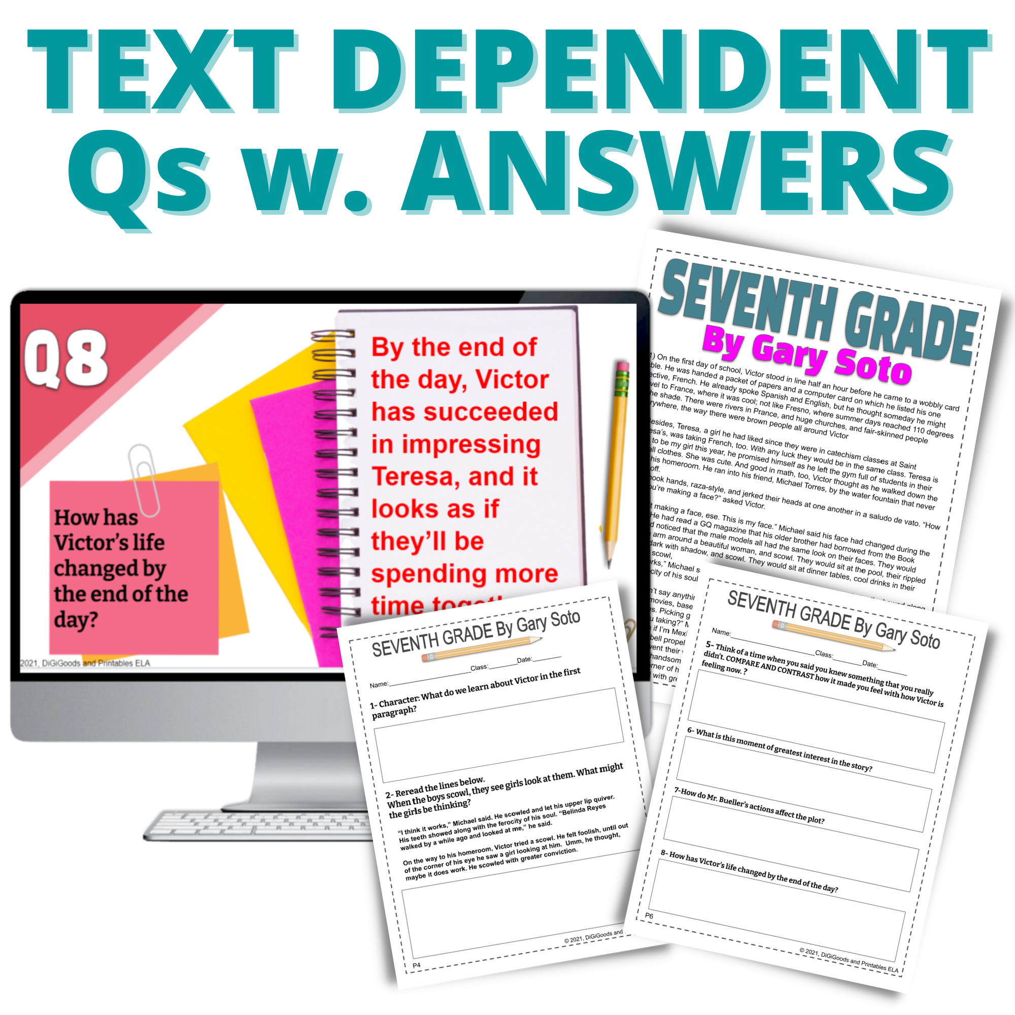 Teaching Comprehension and Literary Elements With Short Stories For ...