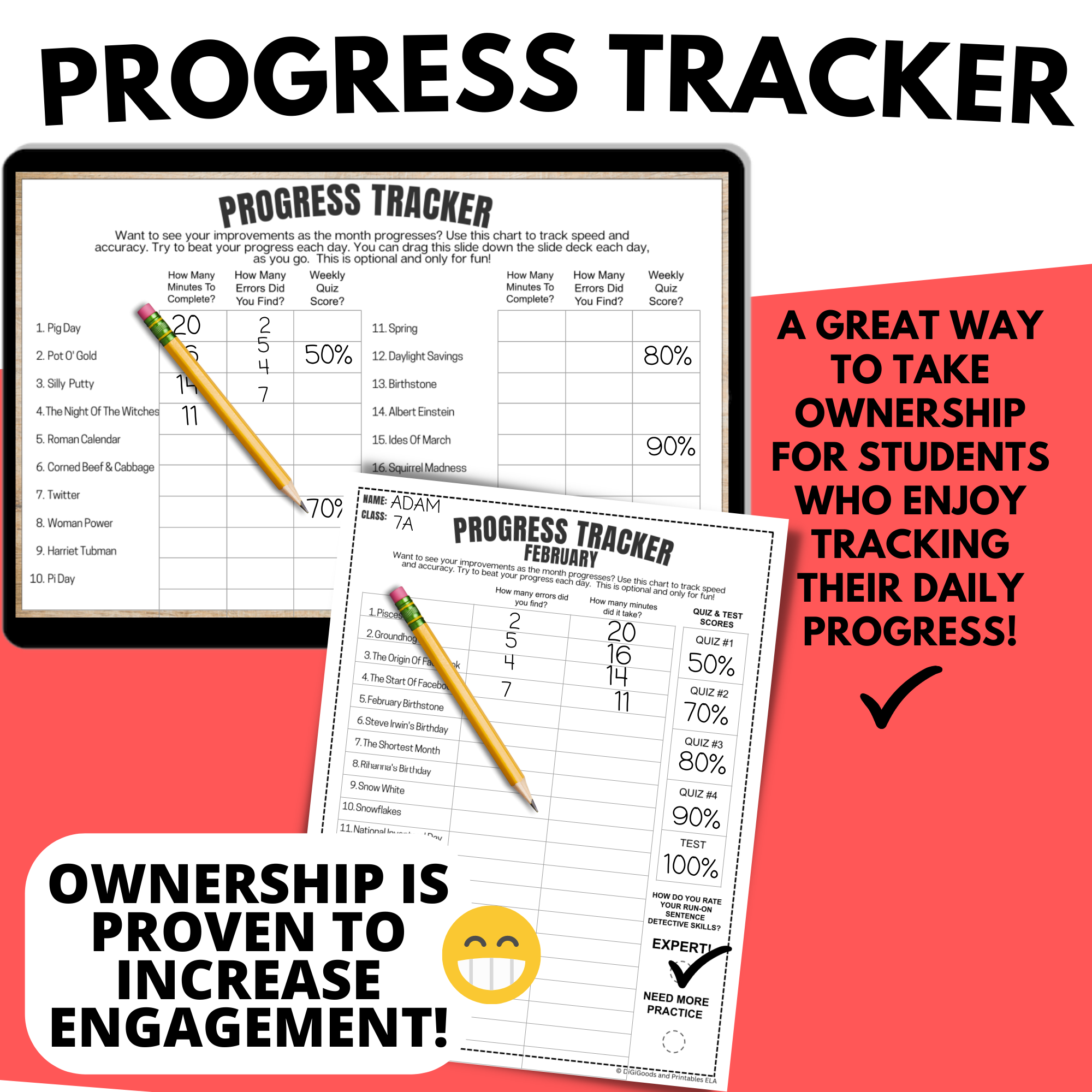 Middle School Grammar Bell Ringers For English Language Arts ...